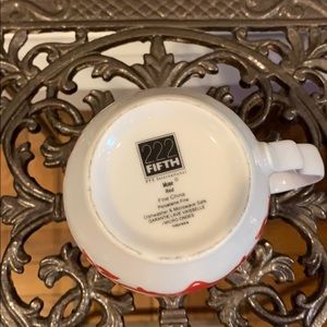 222 Fifth | Dining | 3 222 Fifth Muse Red Mugs | Poshmark